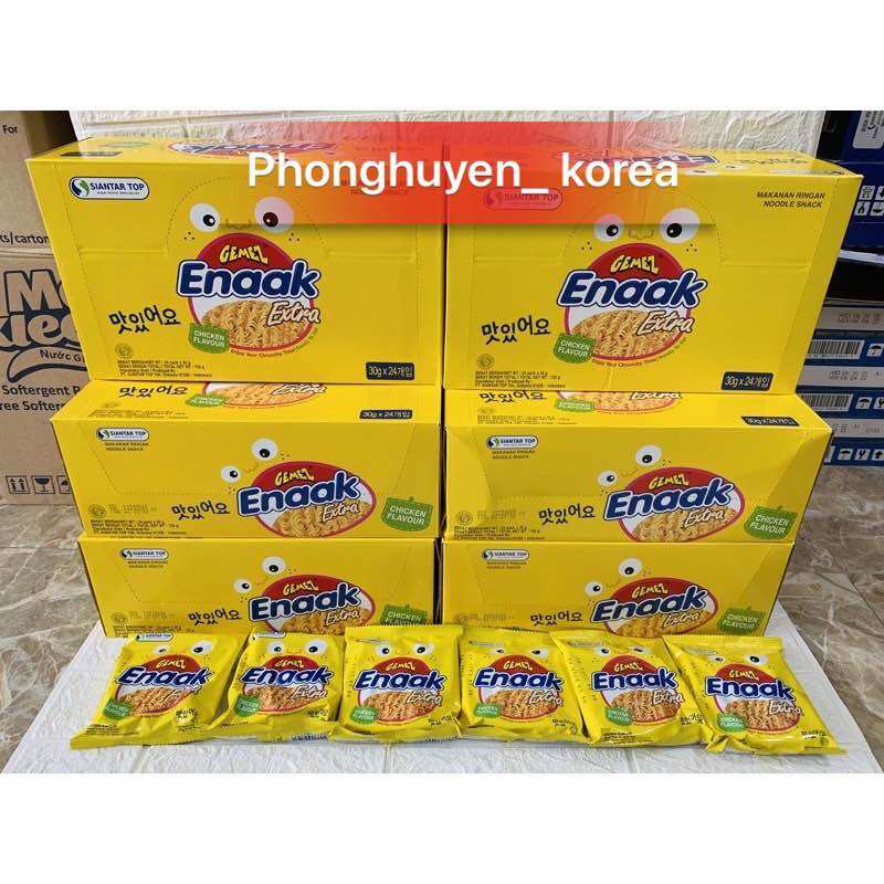 Mì Ăn Liền Enaak Thùng 24 Gói x 30g | Lazada.vn