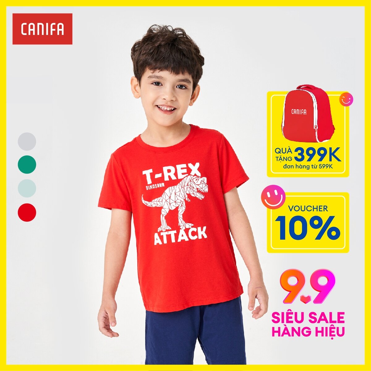 4H SALE CUỐI MUA 2 GIẢM 5 MUA 3 GIẢM 10 Bộ quần áo mặc nhà bé trai in ...