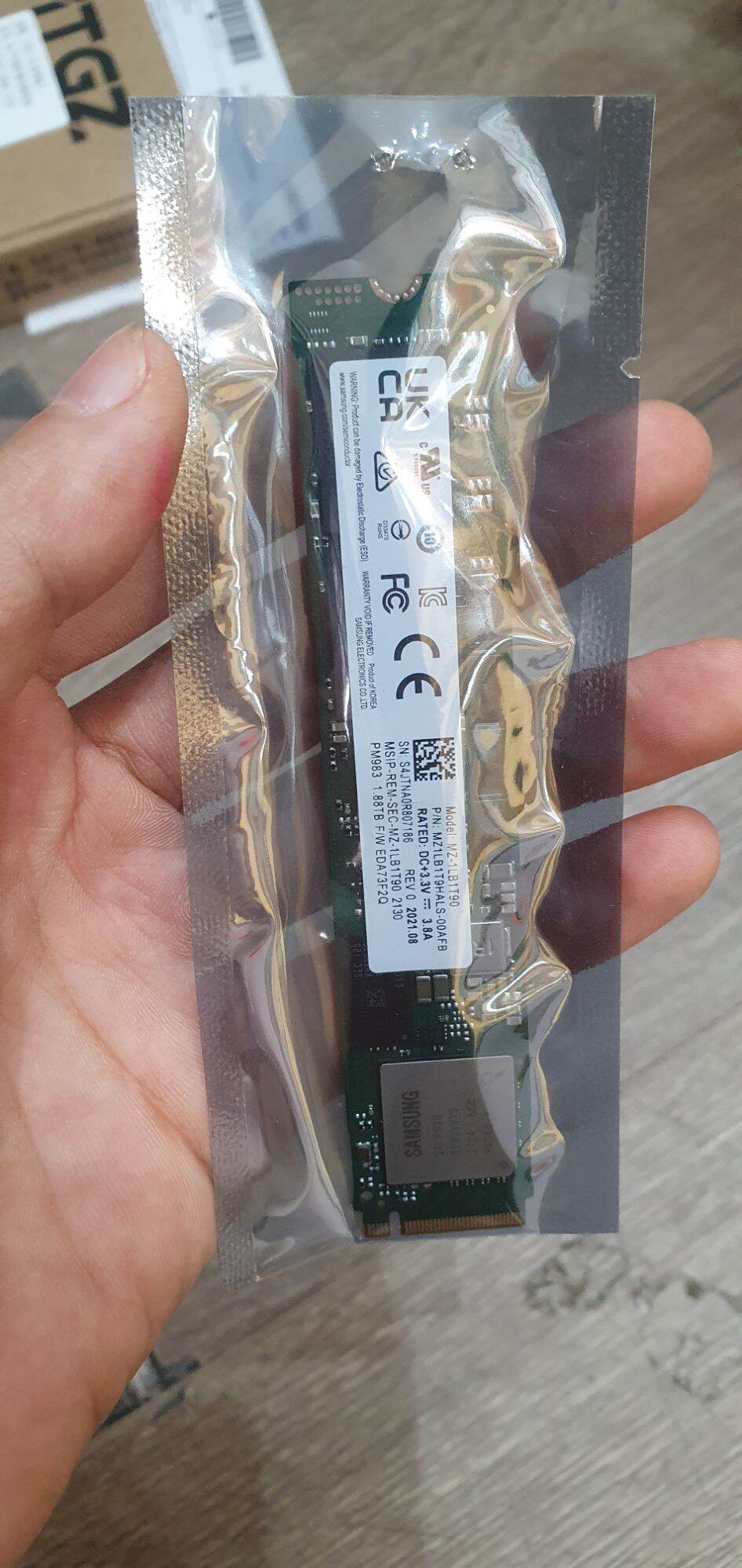 Ổ cứng SSD Samsung PM983 1.88TB - M2 NVMe 22110 - PCIe Gen3x4 - BH 36 ...