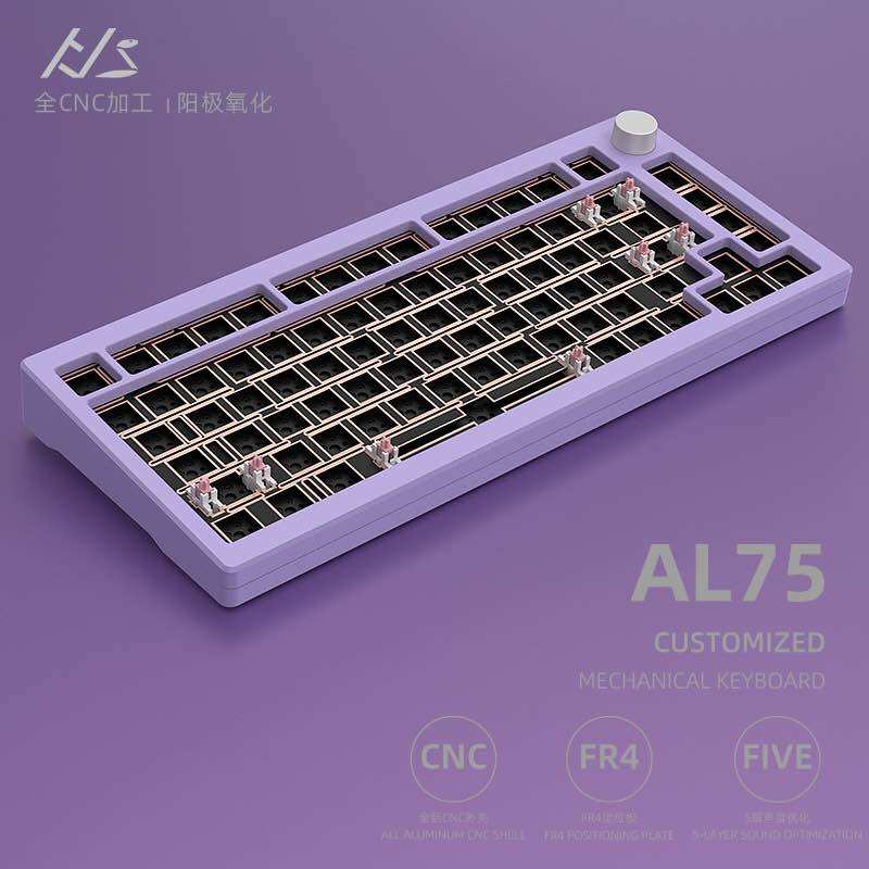 Kit bàn phím cơ AL75 (Nhôm CNC) | Lazada.vn