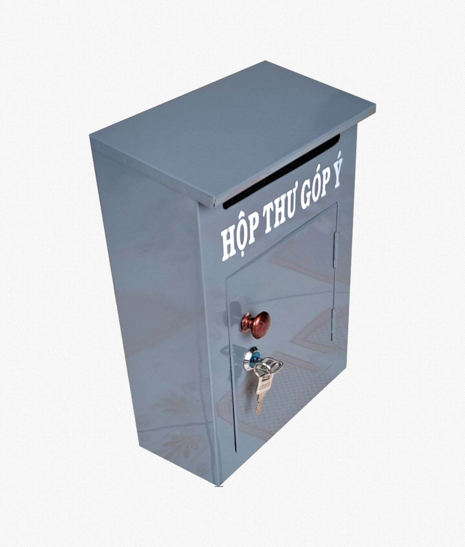 Hộp thư góp ý màu xám đậm KT(cao 32x22x10cm) | Lazada.vn