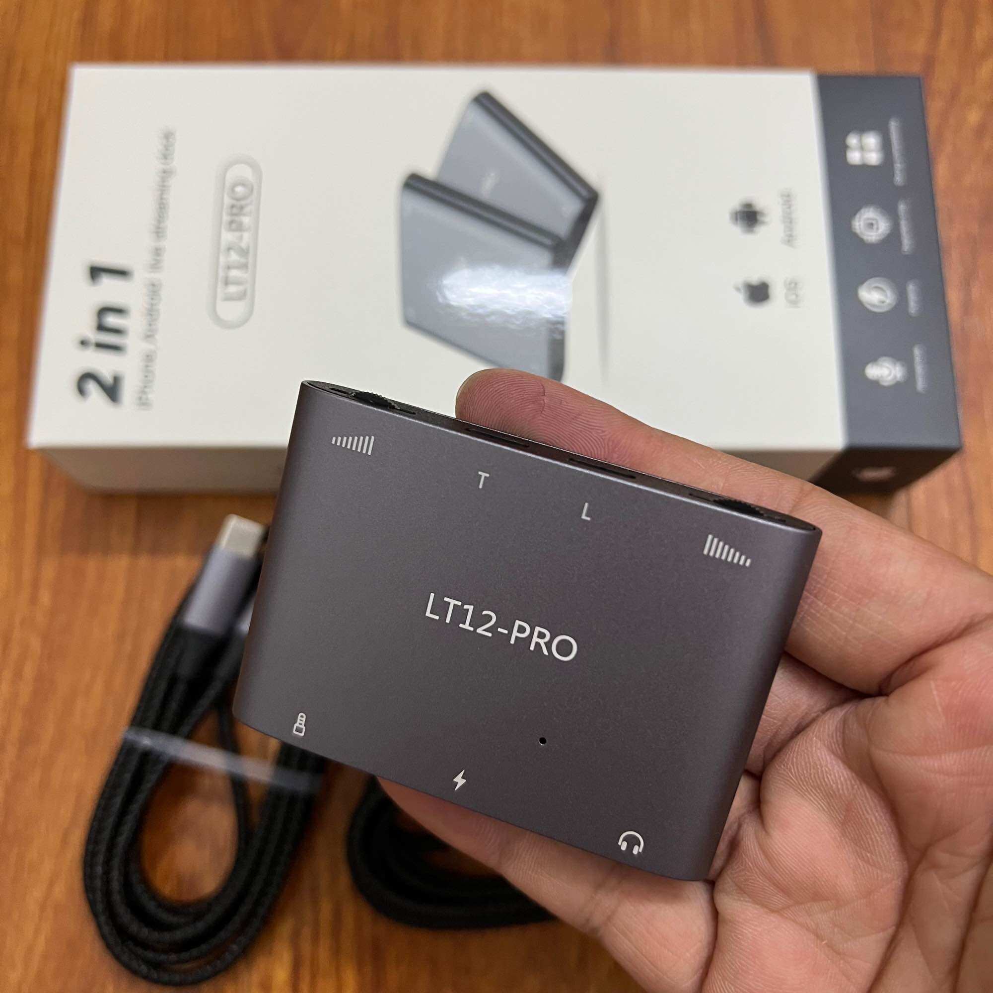 Box livestream STEREO mới nhất LT12 PRO bản nâng cấp 2023 Dùng cho IP ...