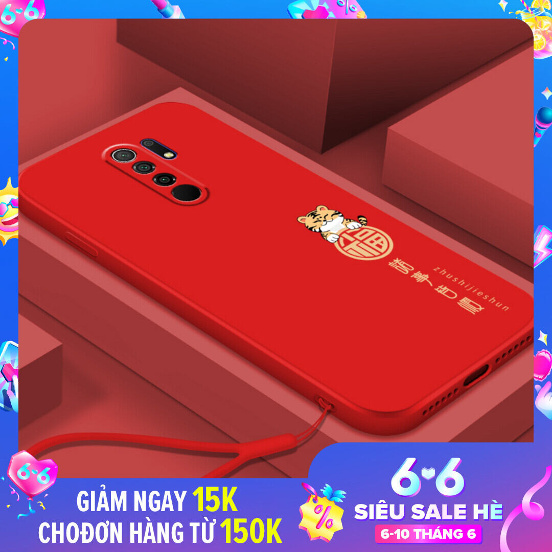 Ốp Điện Thoại Redmi 9 Ốp Bảo Vệ Silicon Cạnh Thẳng Chống Sốc Bọc Toàn ...