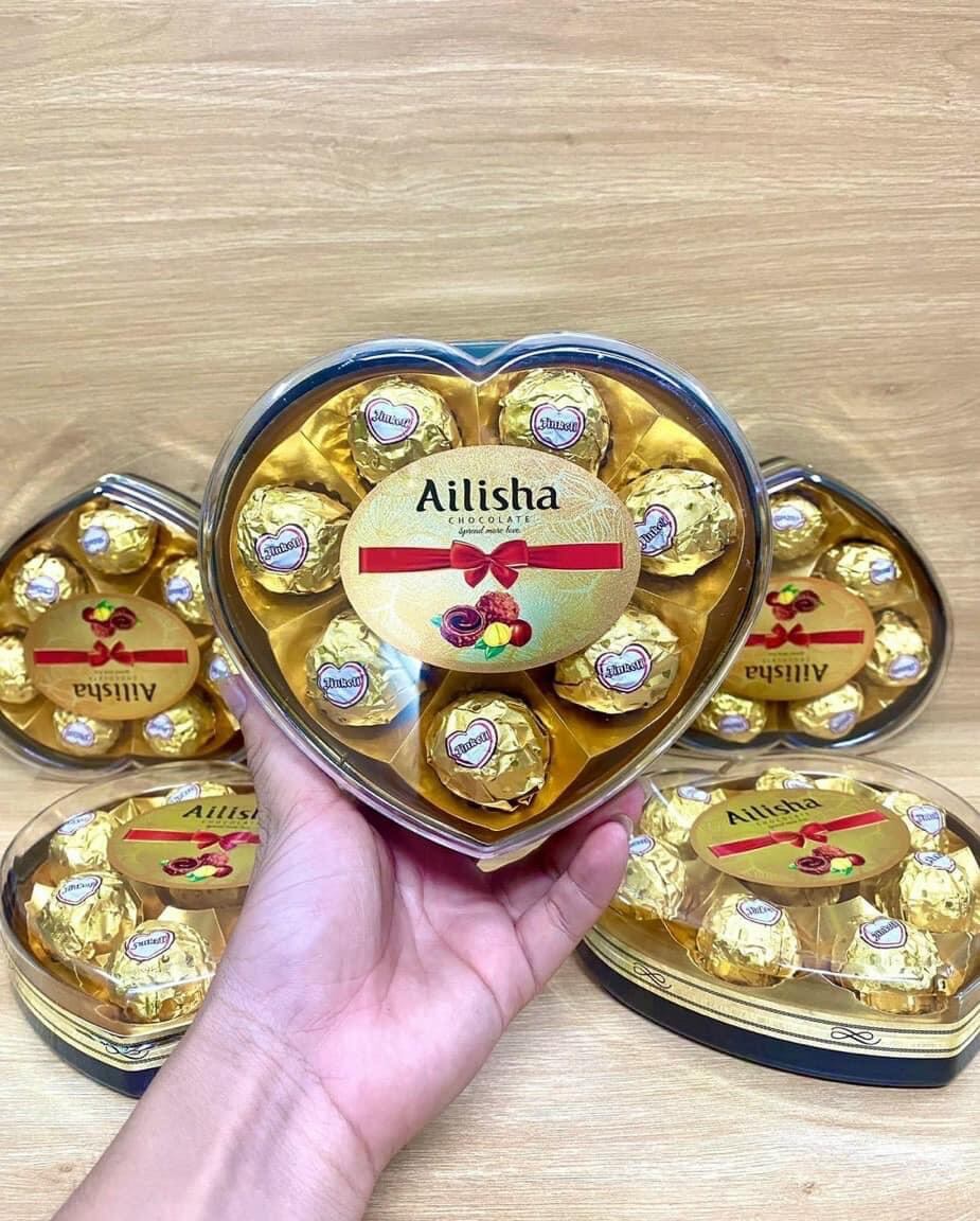 Kẹo Socola Sữa Hạnh Nhân AILISHA | Lazada.vn