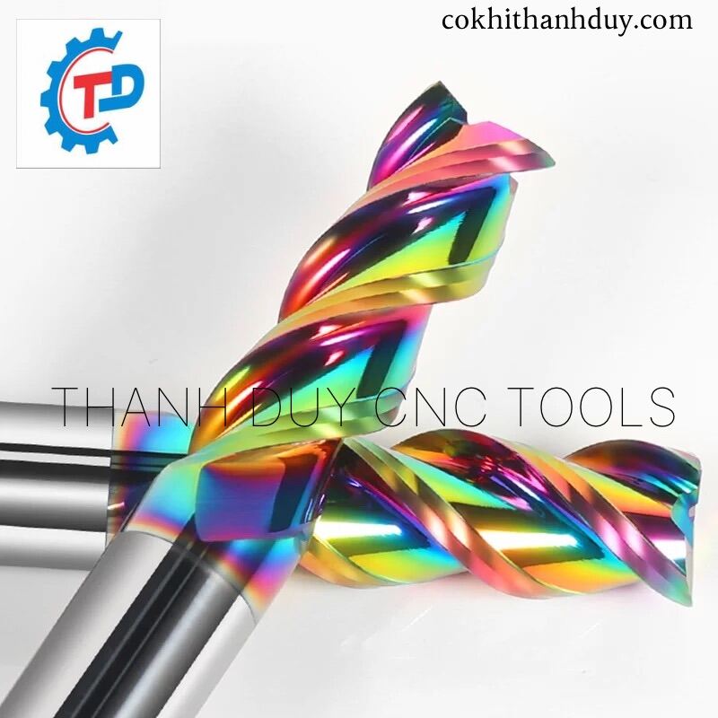 Dao phay CNC phủ DLC dao phay 5*15*D6*50L*3F phay nhôm đồng nhựa 3 me cắt sắc bền full size từ ...