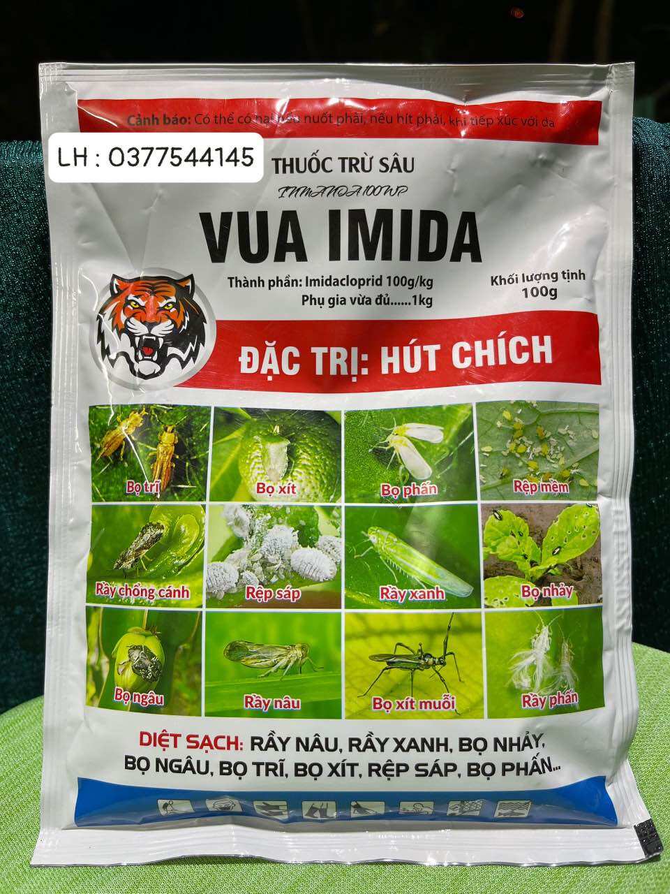 Thuốc trừ sâu Inmanda 100wp - Vua imida ( gói 100g ) diệt sạch rầy nâu ...