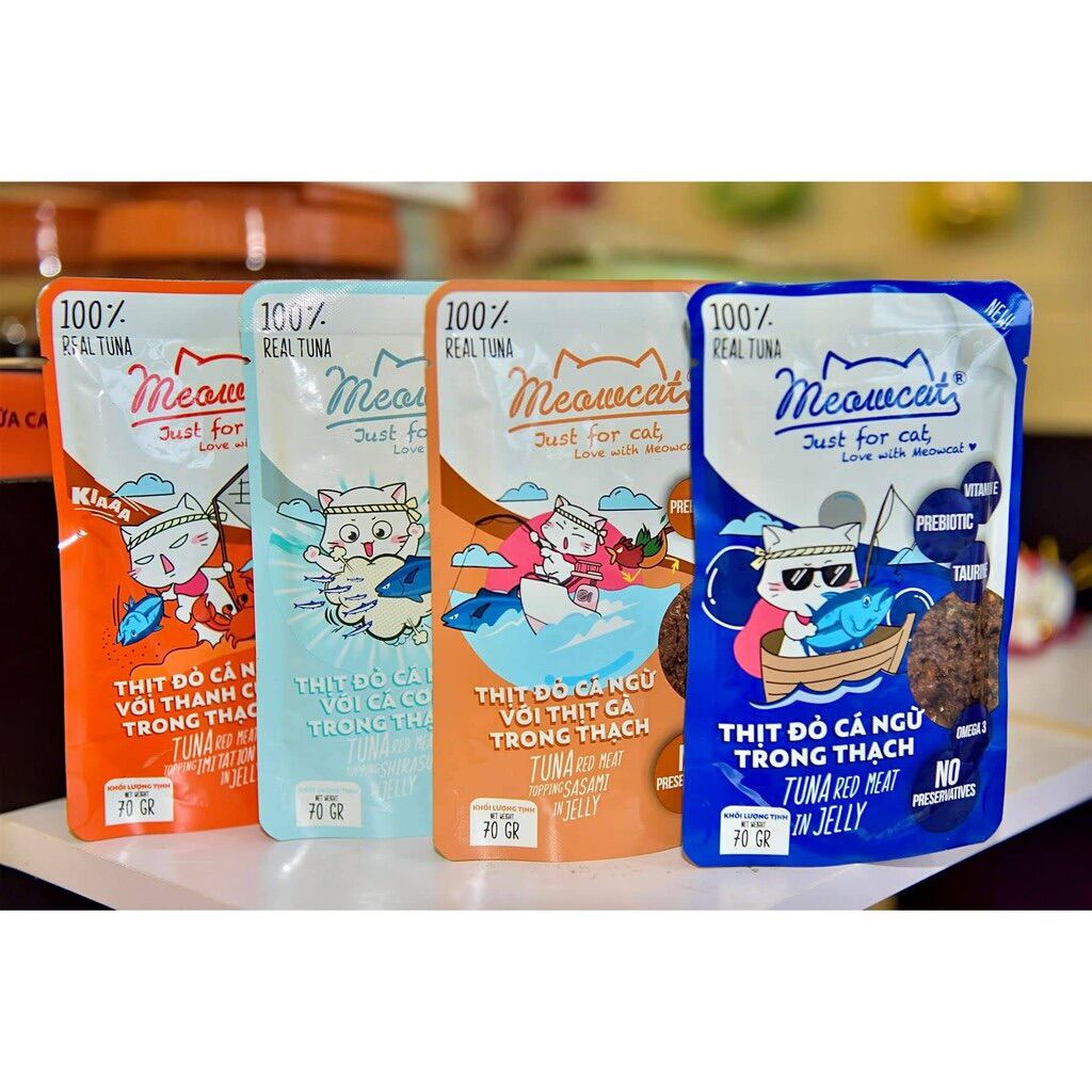 Pate Meowcat Gói 70g - Pate Cho Mèo Xuất Xứ Việt Nam | Lazada.vn