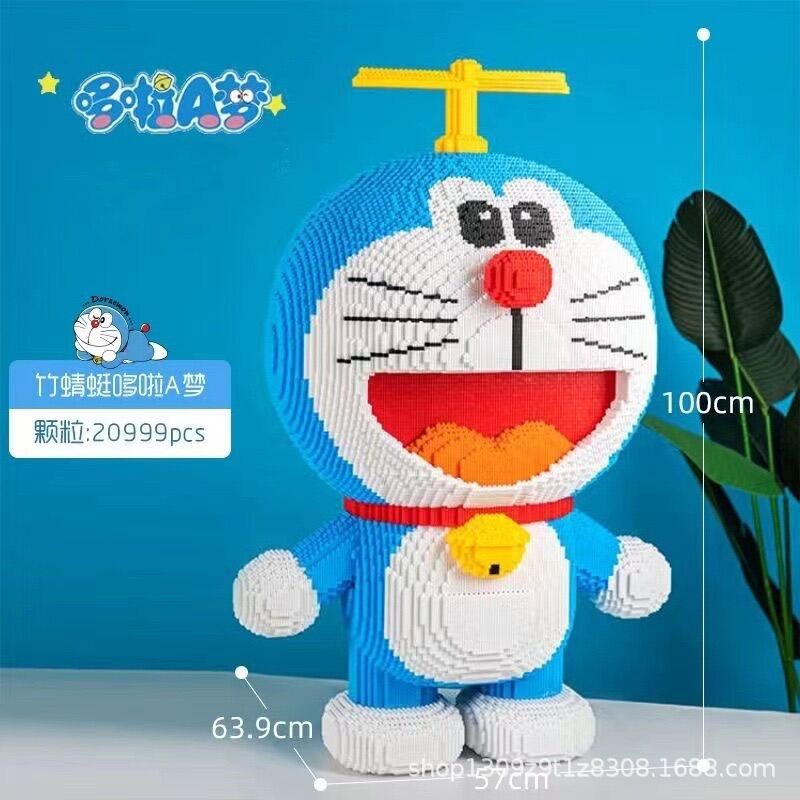 Lego Doraemon Size Lớn 1m Tặng Lego Mini Và Búa, Lắp Ráp Lego 3d Big ...