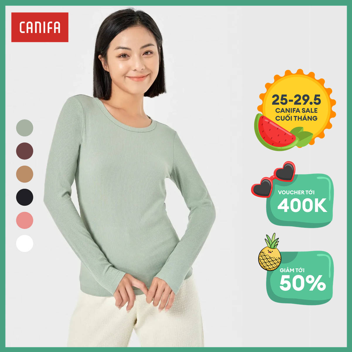 Quần áo Canifa giảm giá, nơi mua hàng giá tốt tháng 6/2024