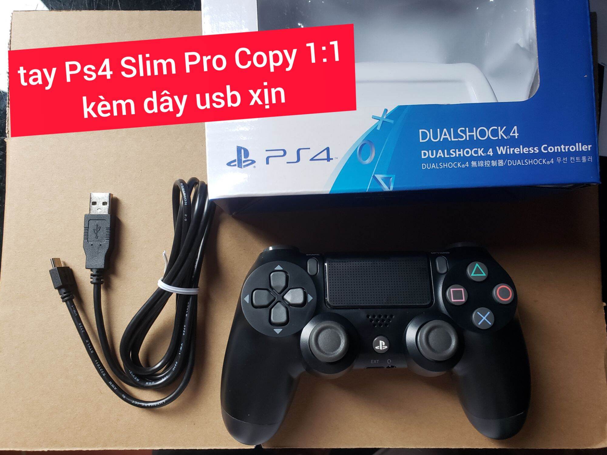 tay Ps4 đời Slim Pro cao cấp Tay Cầm Chơi Game Không Dây cao cấp EZPC ...