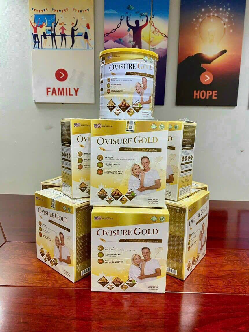 Sữa hạt ovisure gold hộp giấy 360gr hàng chính hãng - MixASale