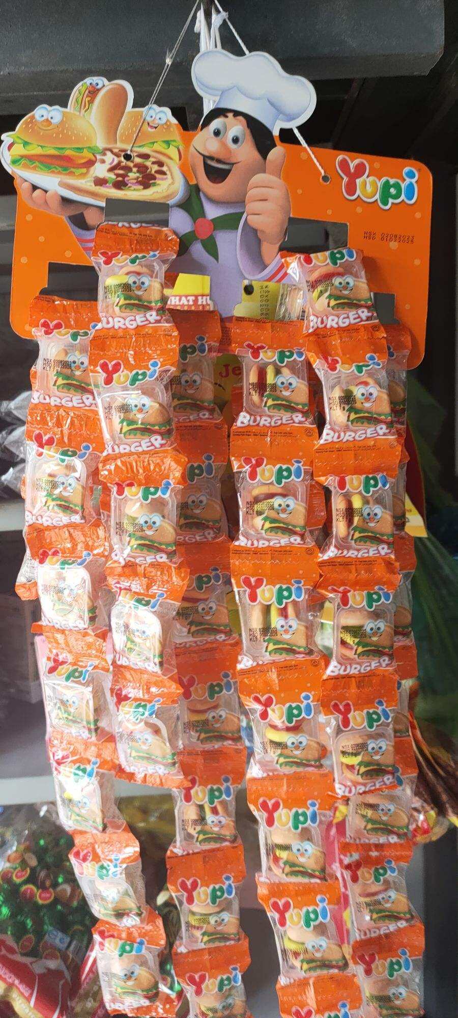 kẹo dẻo Yupy Burger Indonesia Vĩ 60 Pcs - Kẹo | VinMart.co