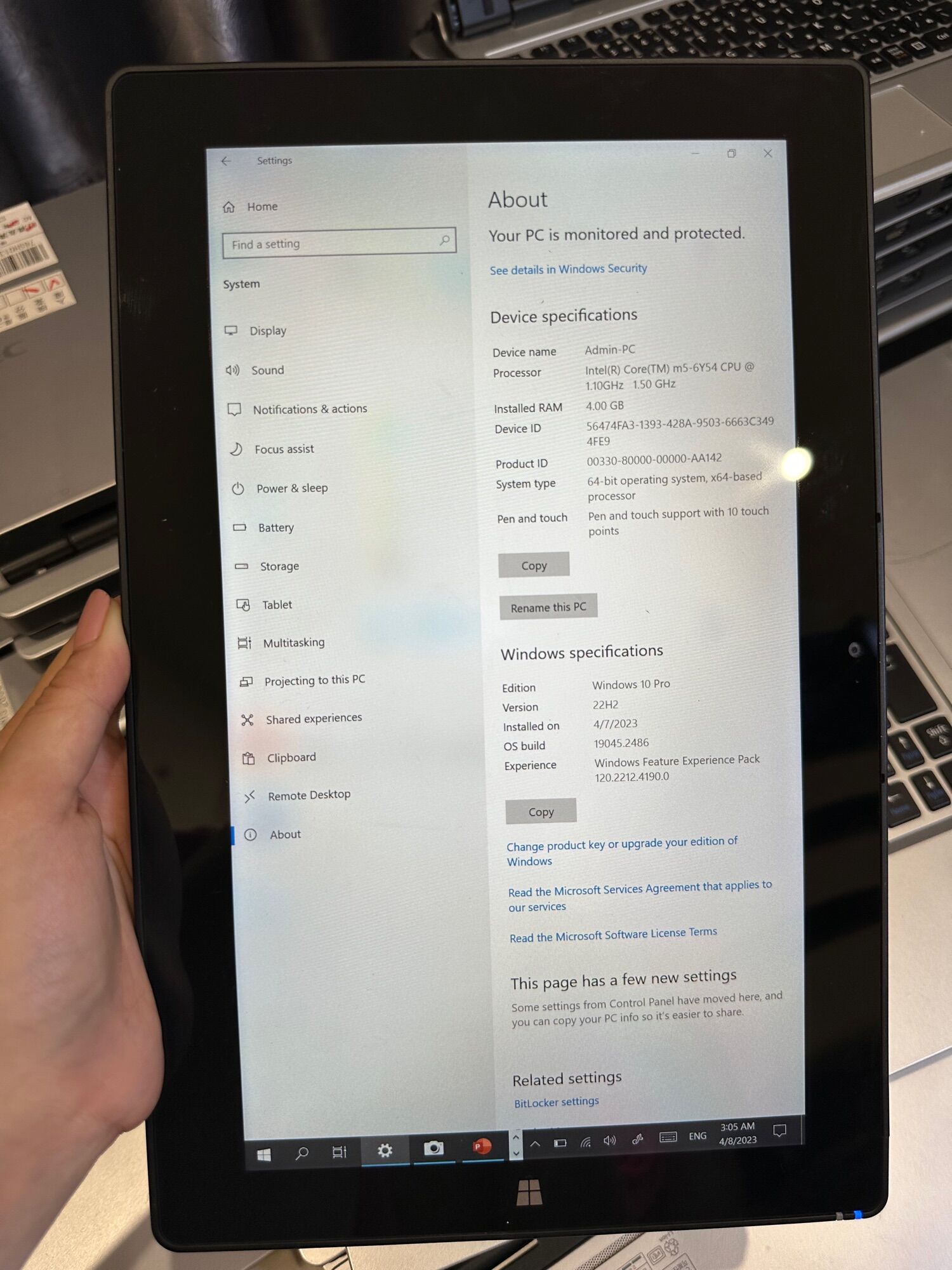 Máy tính bảng 2in1 NEC VK111 VK11 VKZ11 116inch 128GB - MixASale