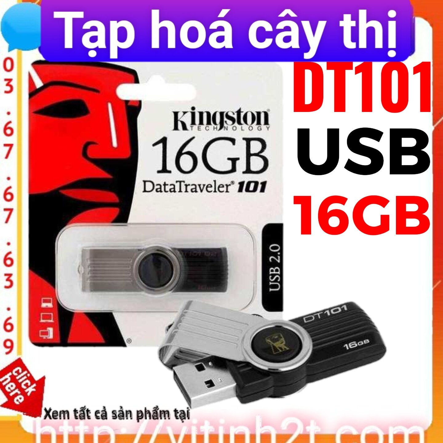 USB Kingston 16GB SE9 tốc độ cao - MixASale