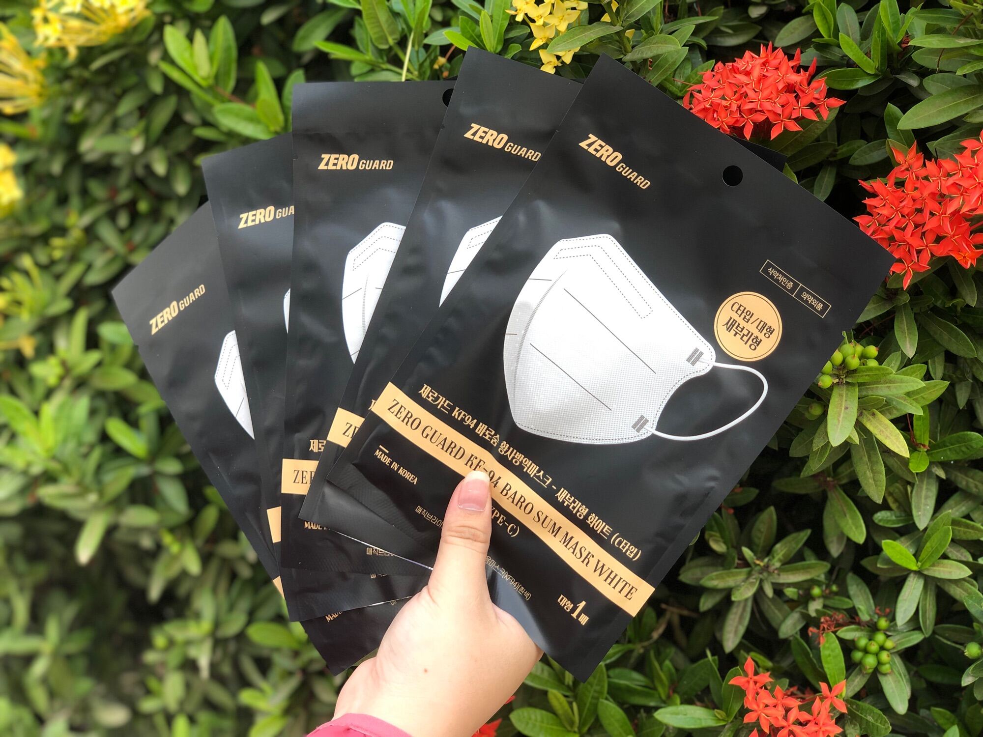 *ZERO guard 제로가드 새부리형 마스크*Khẩu trang KF94 2D ZERO GUARD chính hãng nội ...