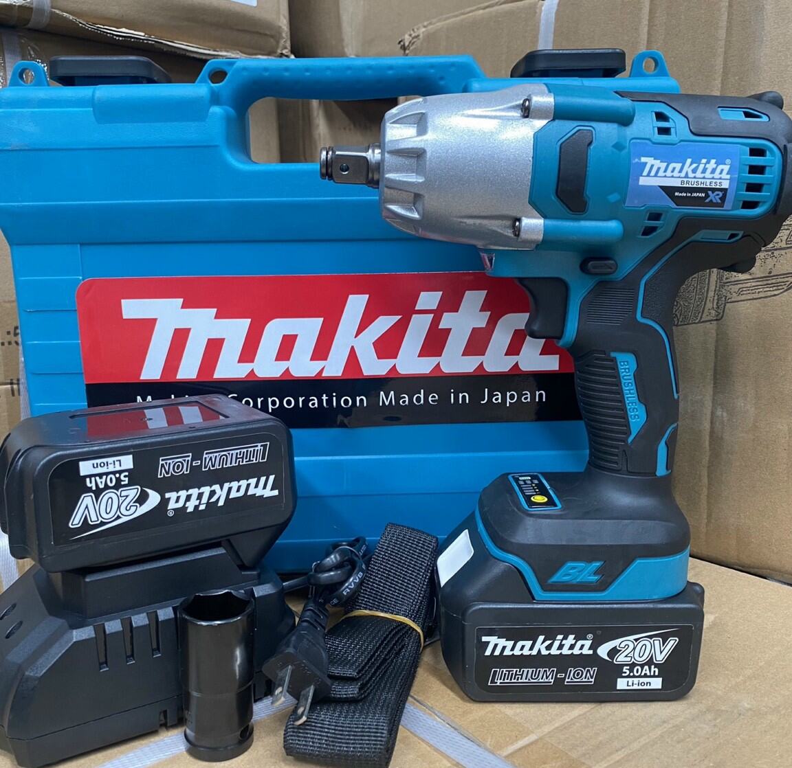 Máy siết bulong MAKITA 20V lực siết khủng 980N.m động cơ không chổi than | Lazada.vn