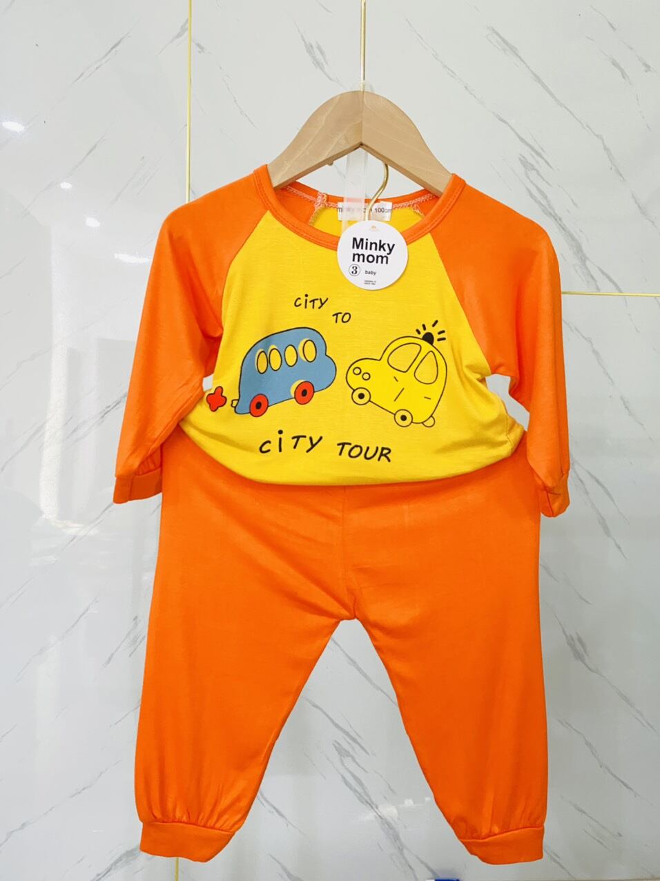 HÀNG MỚI VỀ BỘ DÀI TAY MINKYMON BÉ TRAI BÉ GÁI FROM TỪ 5KG TỚI 17KG DỄ THƯƠNG NHIỀU HÌNH - MixASale