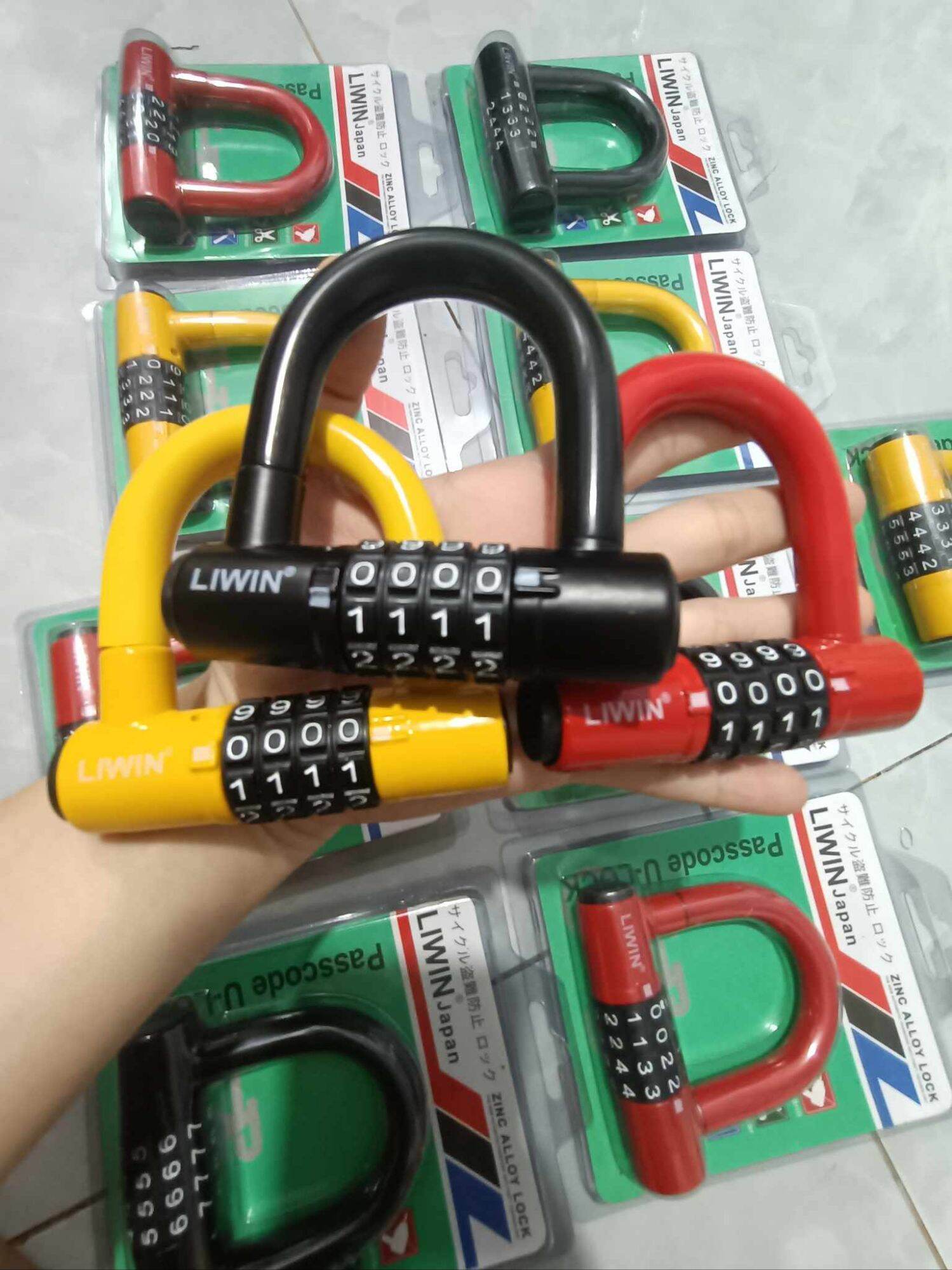 Khoá số chữ u 4 vòng số japan- sử dụng loại thép đặc chủng chống cắt bọc