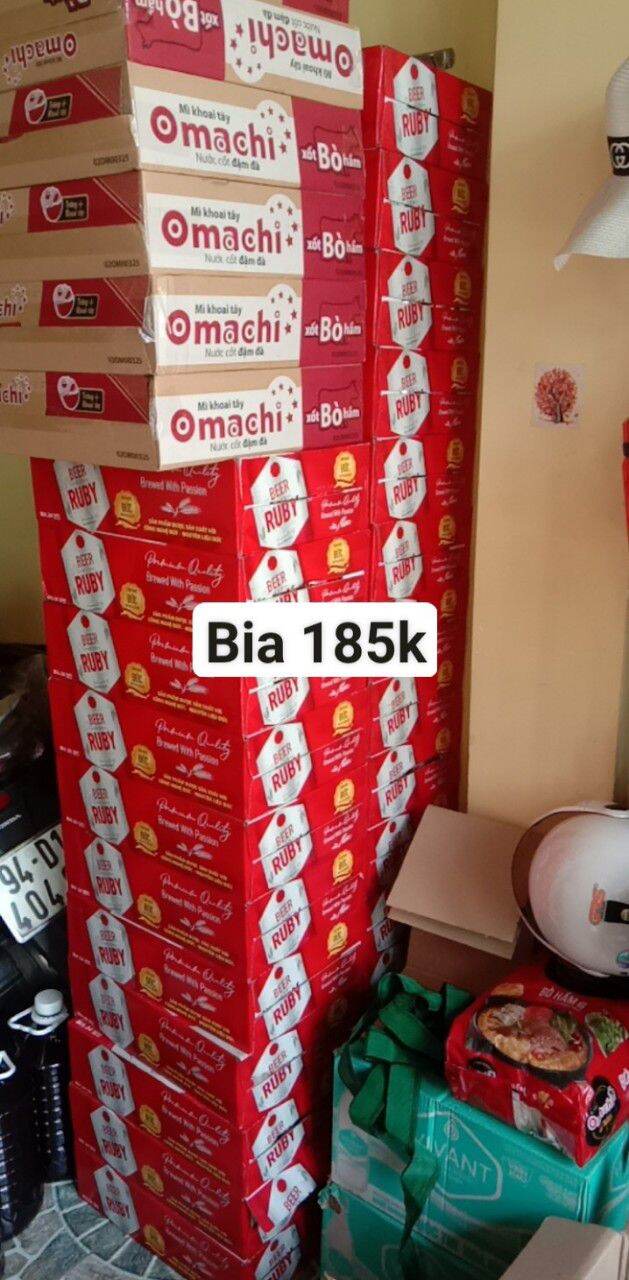 Bia Red Ruby Đỏ Thùng 24 Lon - Bia Nội Địa