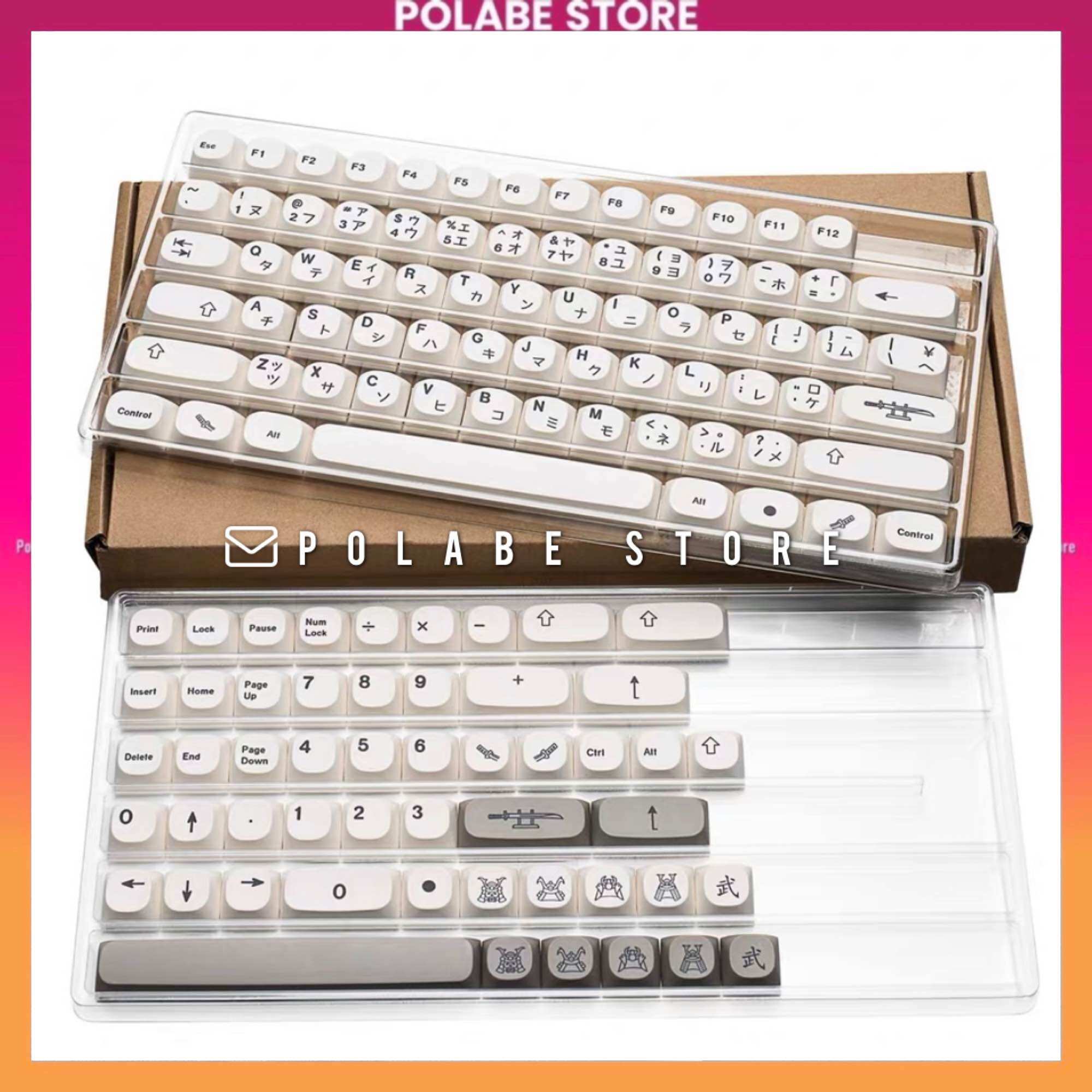 Keycap MA Soy Milk Hornor Ivory Apple Cinnamon Dog bàn phím cơ tổng hợp ...