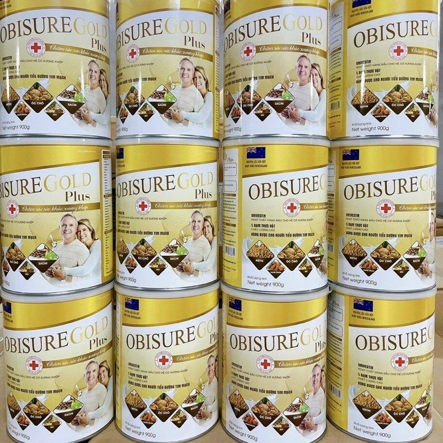 Hộp 900g Sữa bột Obisure Gold Plus nuôi dưỡng và bảo vệ sụn khớp vận ...
