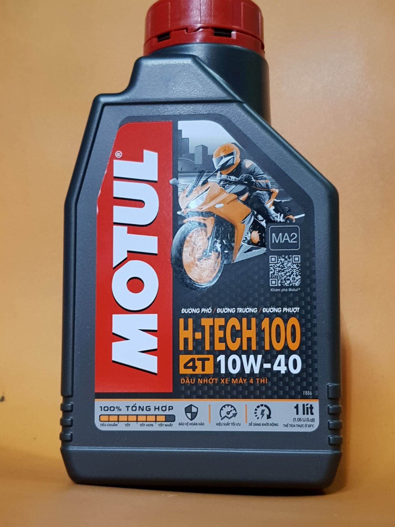 [HCM]Nhớt Motul H-Tech 100 4T 10W40 1L nhớt tổng hợp 100% motul h tech ...