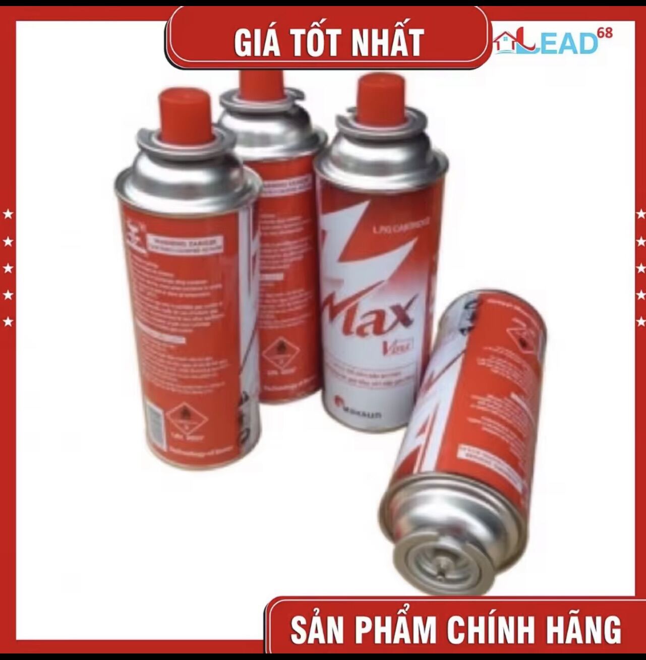 Bình gas mini mang thương hiệu Max . Hàng chính hãng giá cả phù hợp ...