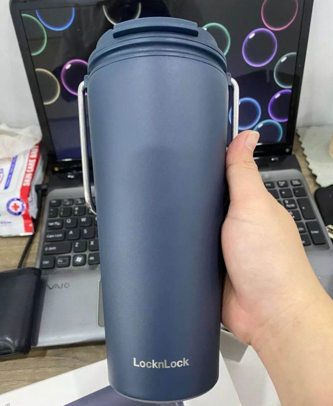 Bình giữ nhiệt Lock&Lock Bucket Tumbler 540ml LHC4269 | Lazada.vn