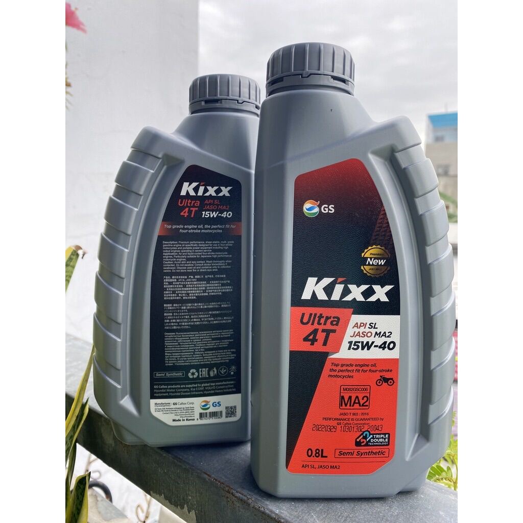 Nhớt Kixx ultra 15W40 4T 800ML nhập khẩu Hàn Quốc | Lazada.vn
