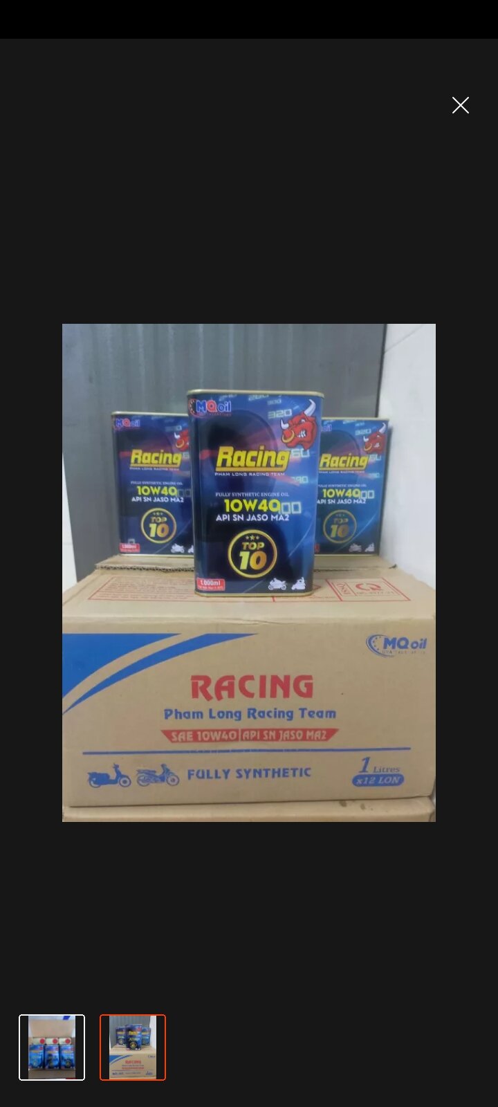Nhớt Phạm Long Racing 10W40 tổng hợp 100% cho cách dòng xe 4 thì ...