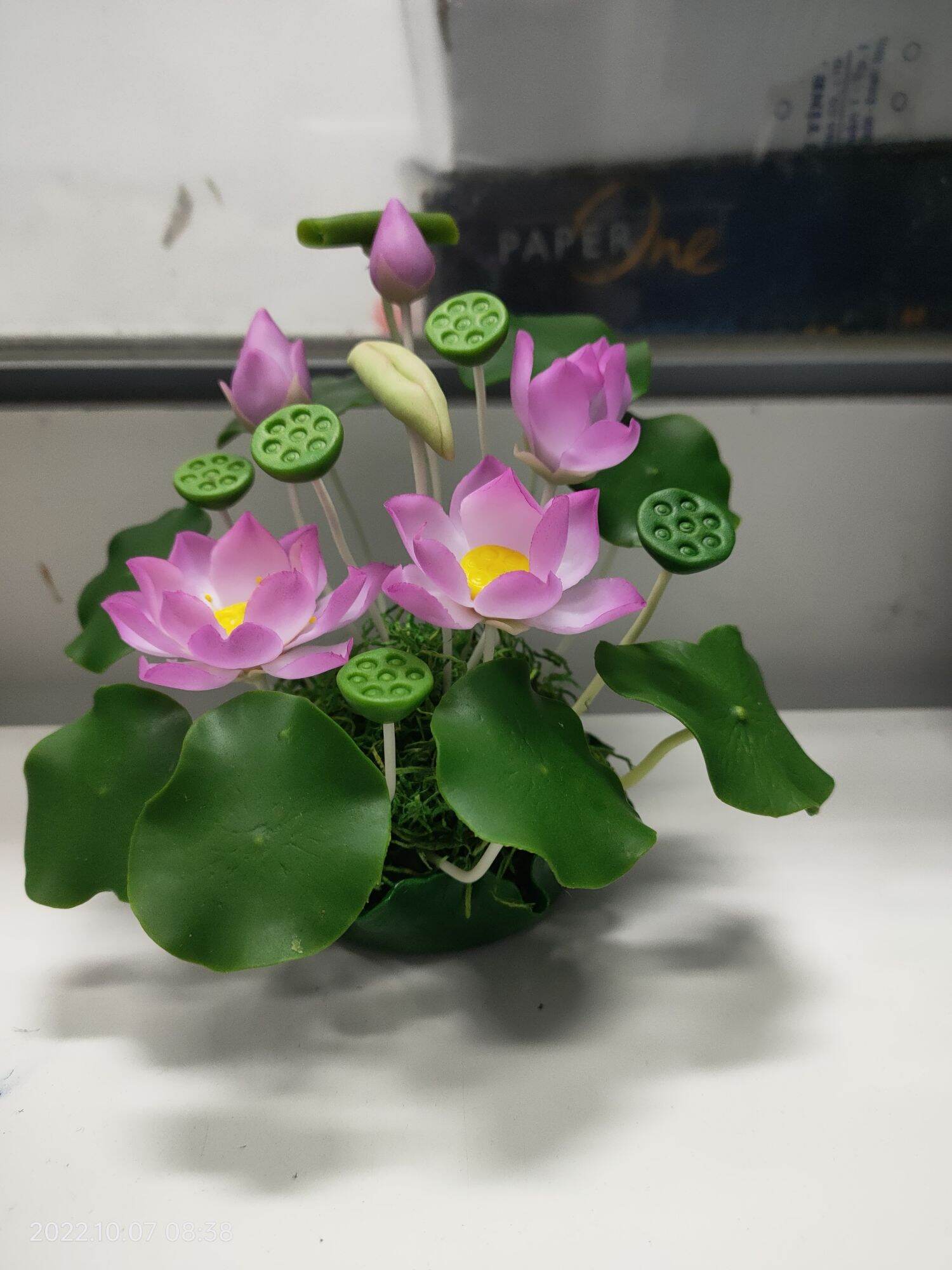 Chậu hoa sen đất sét mini | Lazada.vn