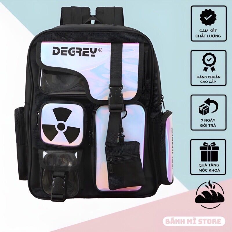 Balo Titan Degrey Hạt Nhân Hologram Backpack BÁNH MÌ STORE Balo Degrey ...