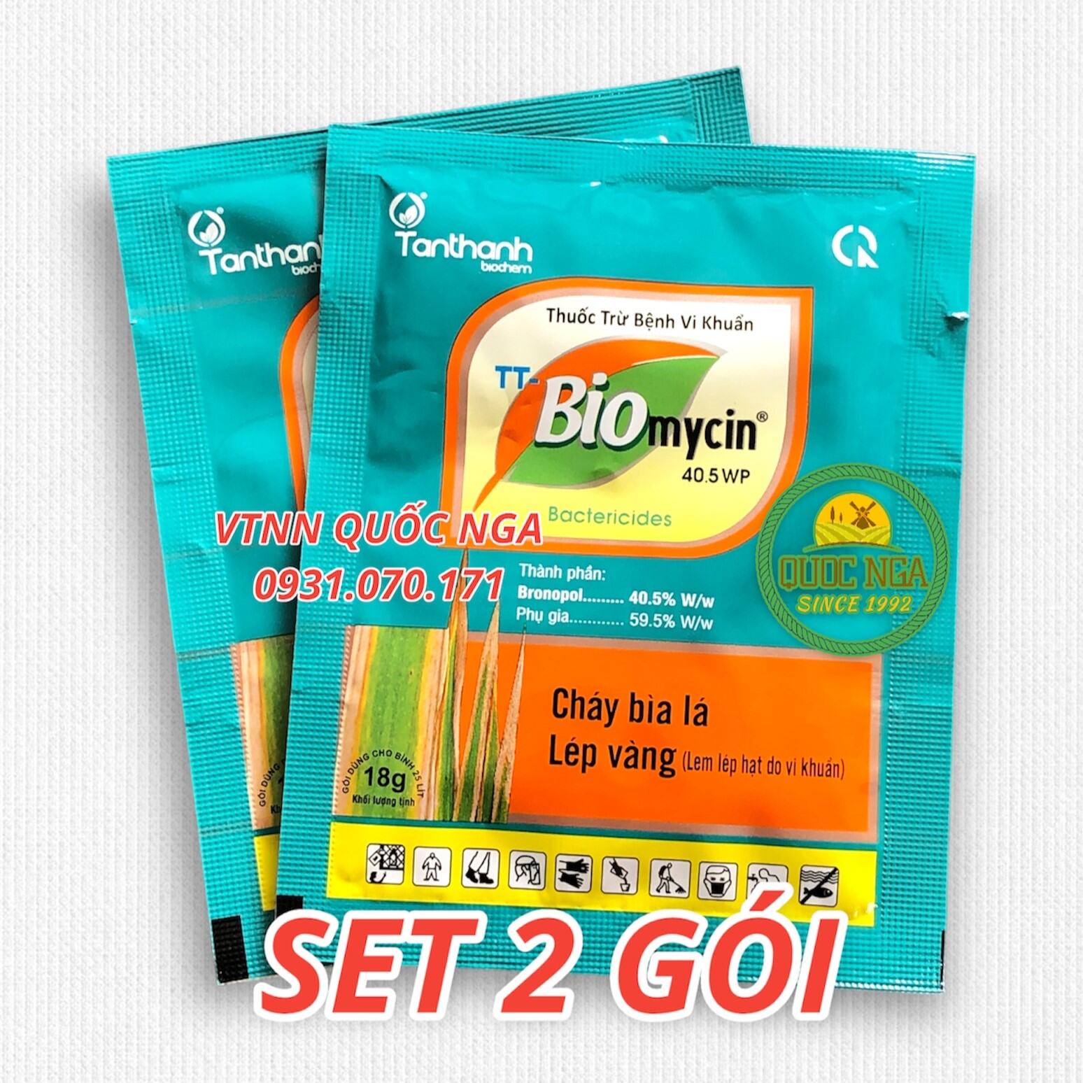 THUỐC TRỪ BỆNH DO VI KHUẨN - BIOMYCIN 40.5 WP | Lazada.vn