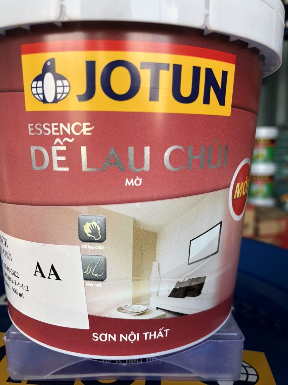 Sơn JOTUN Essence Dễ Lau Chùi (1lít-5lit-17lít). Tính năng lau chùi ...