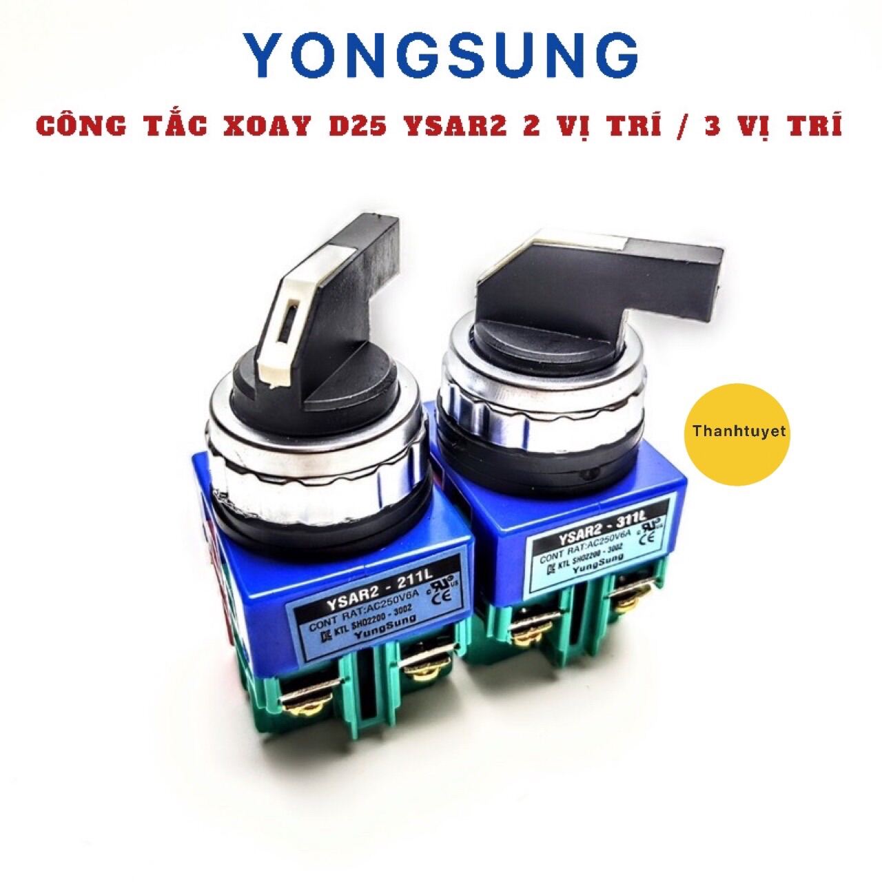Công Tắc Xoay 2 , Xoay 3 Vị Trí Yongsung | Lazada.vn