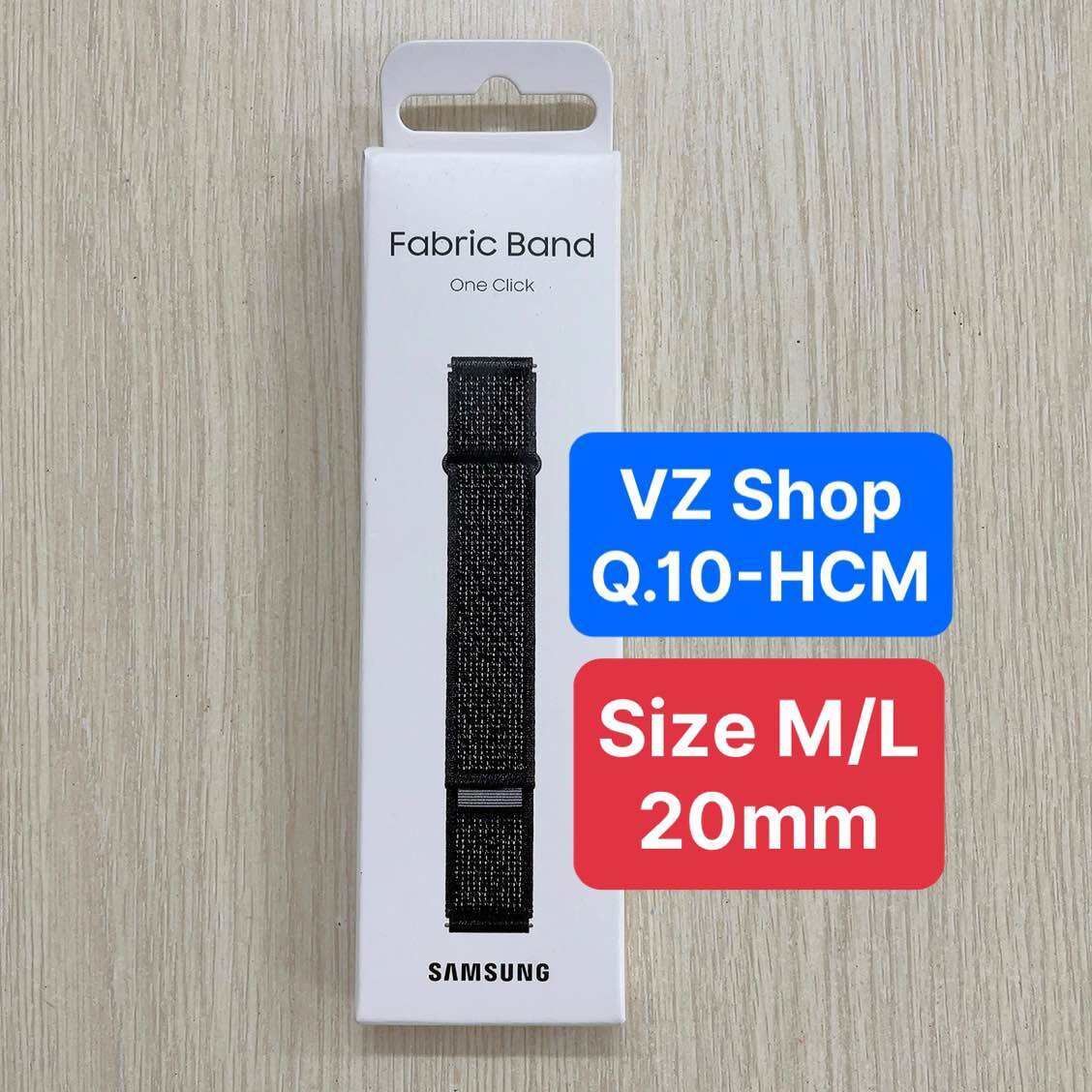 Chính hãng-Dây vải siêu nhẹ Fabric Band One Click size 20mm cho đồng hồ Samsung Galaxy W6, W5 ...