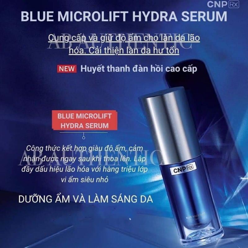 Combo 10 Sample Tinh Chất Cấp Nước Cnp Rx Blue Microlift Hydra Serum ...