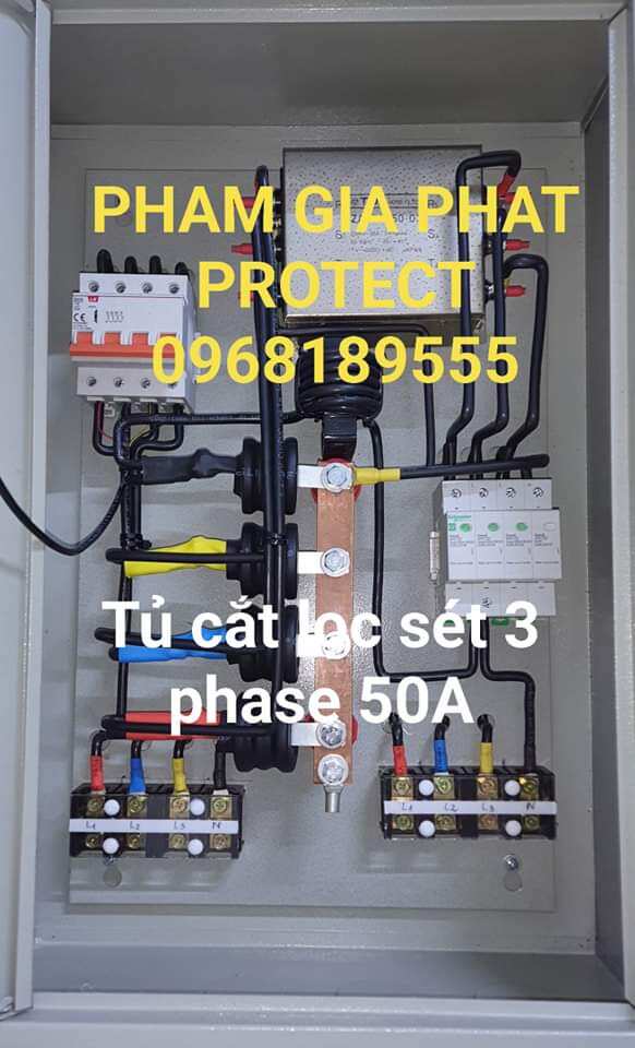 Tủ cắt lọc sét 3 Phase 50A | Lazada.vn