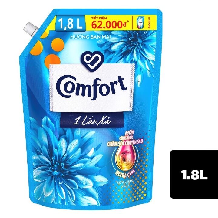 NƯỚC XẢ VẢI COMFORT ĐẬM ĐẶC 1 LẦN XẢ HƯƠNG BAN MAI 18L - MixASale