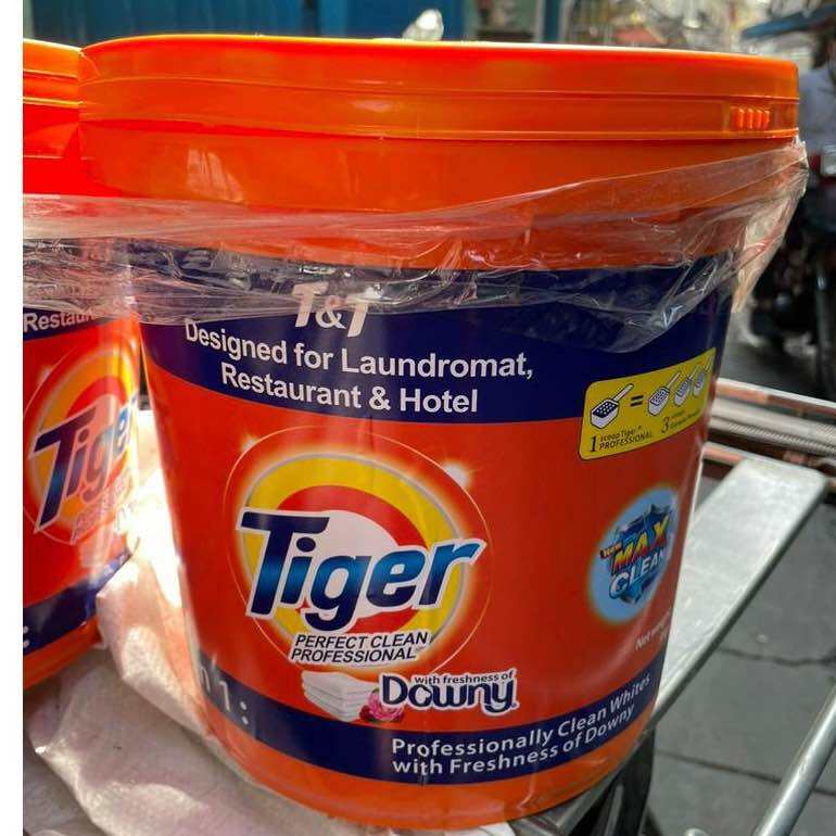 Bột giặt TIGER hương Downy - Thùng 9kg - Nhà phân phối Bột giặt TIGER ...