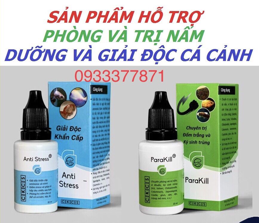 ParaKill & Anti Stress Top Top Dưỡng cá và phòng các loại nấm cho cá ...