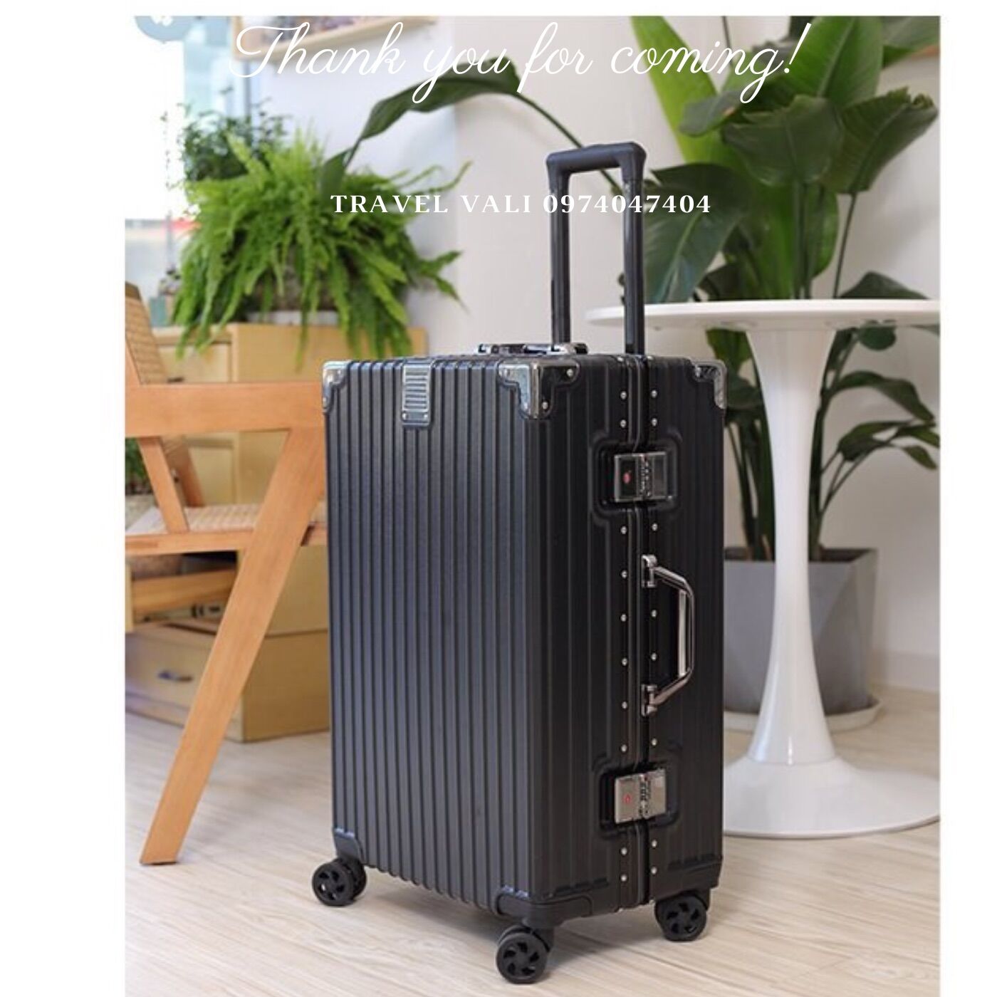 Vali khoá sập khung nhôm cao cấp B3T đủ size 29/24/20 inch Tặng áo trùm ...