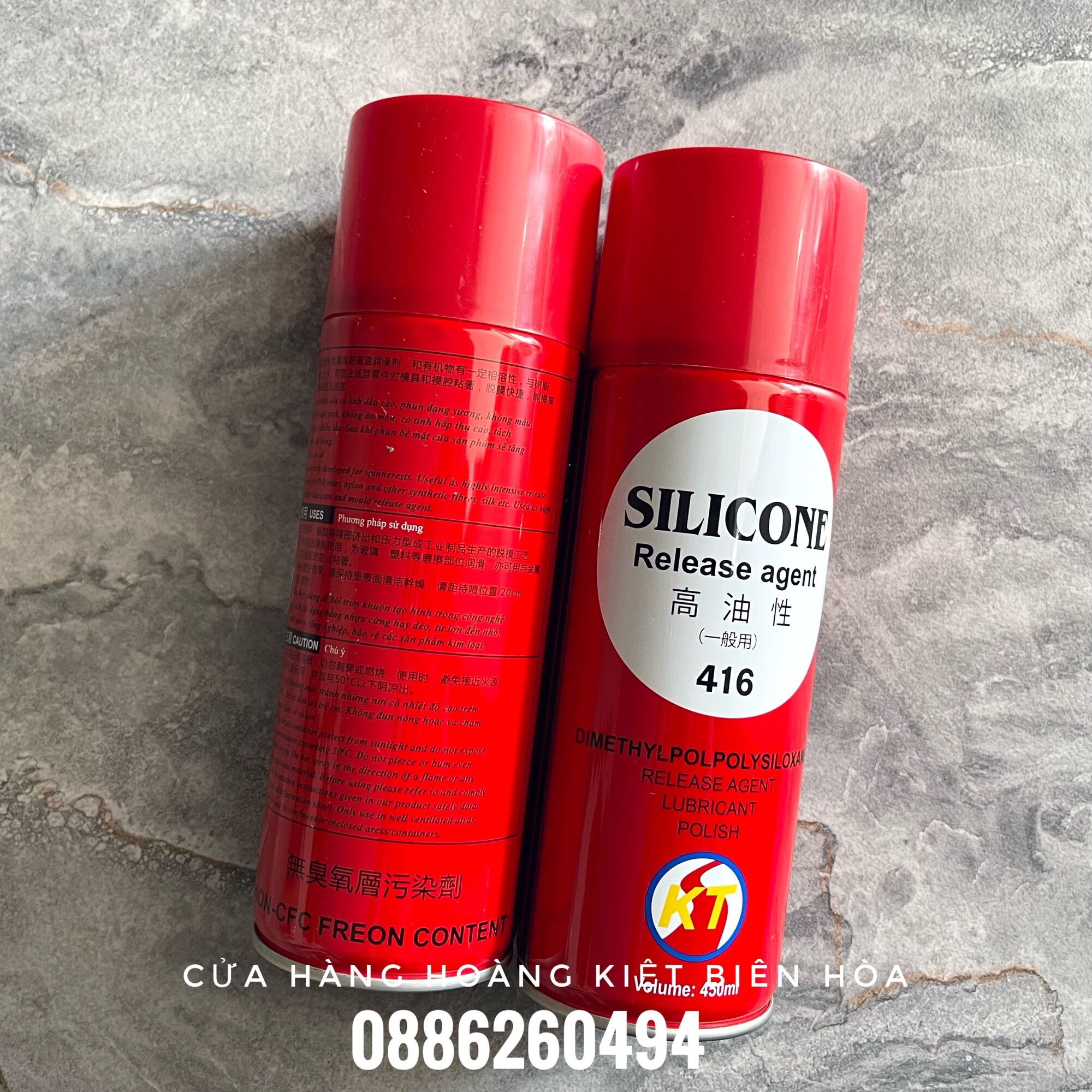 DẦU XỊT TÁCH KHUÔN SILICONE 416 CHAI 450ML - MixASale