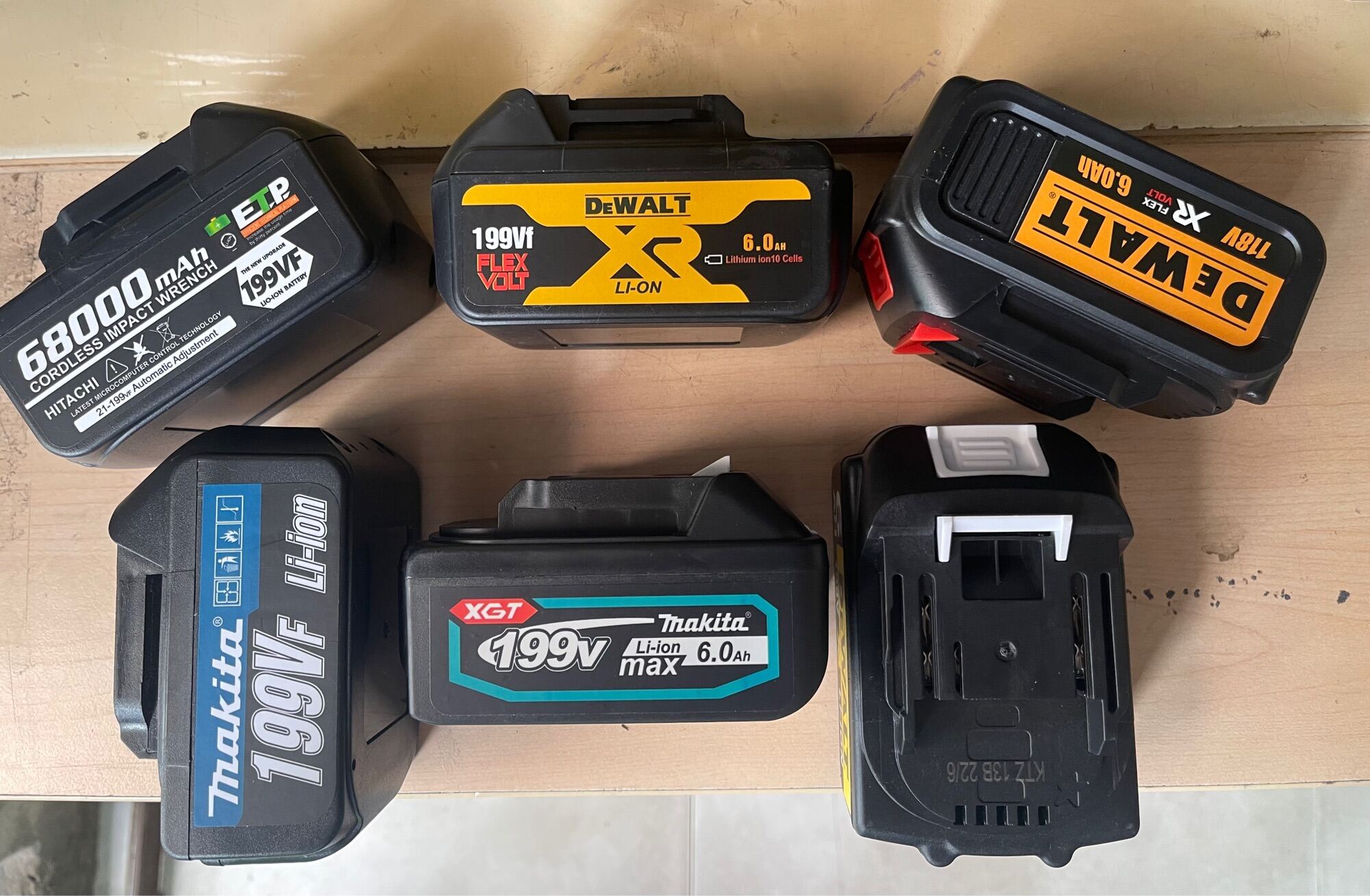 Pin 10 cell Pin Máy Khoan Pin Máy Bulong 118V 199V Chân Pin MAKITa ...