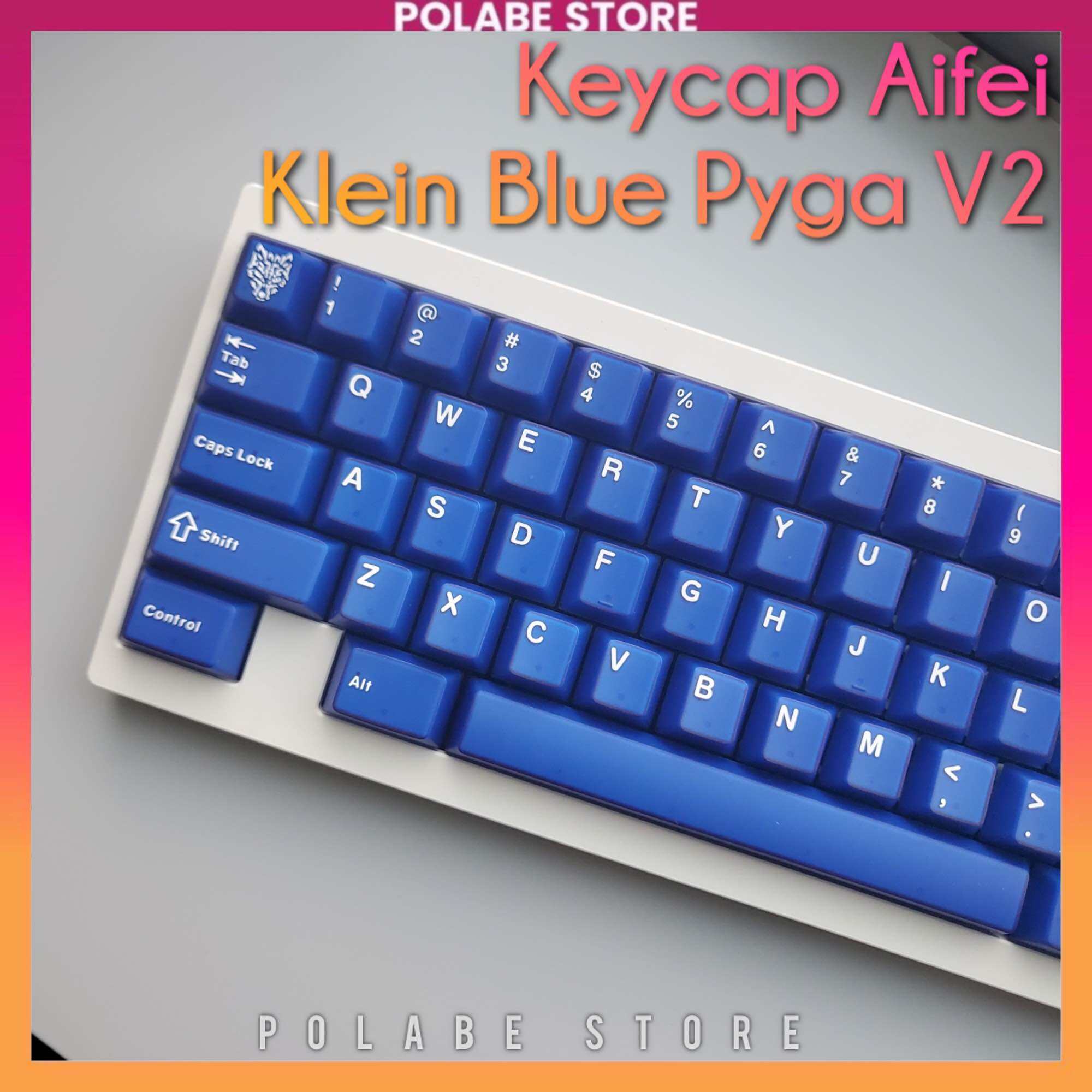 Keycap Aifei Klein Blue Pyga V2 Cherry Profile ABS 2shot bàn phím cơ ...