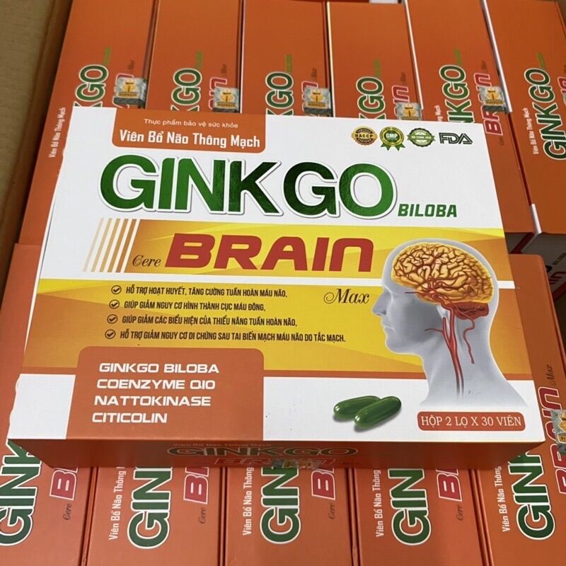 GINKGO OMEGA 3 Hoạt huyết dưỡng não 100 viên - MixASale