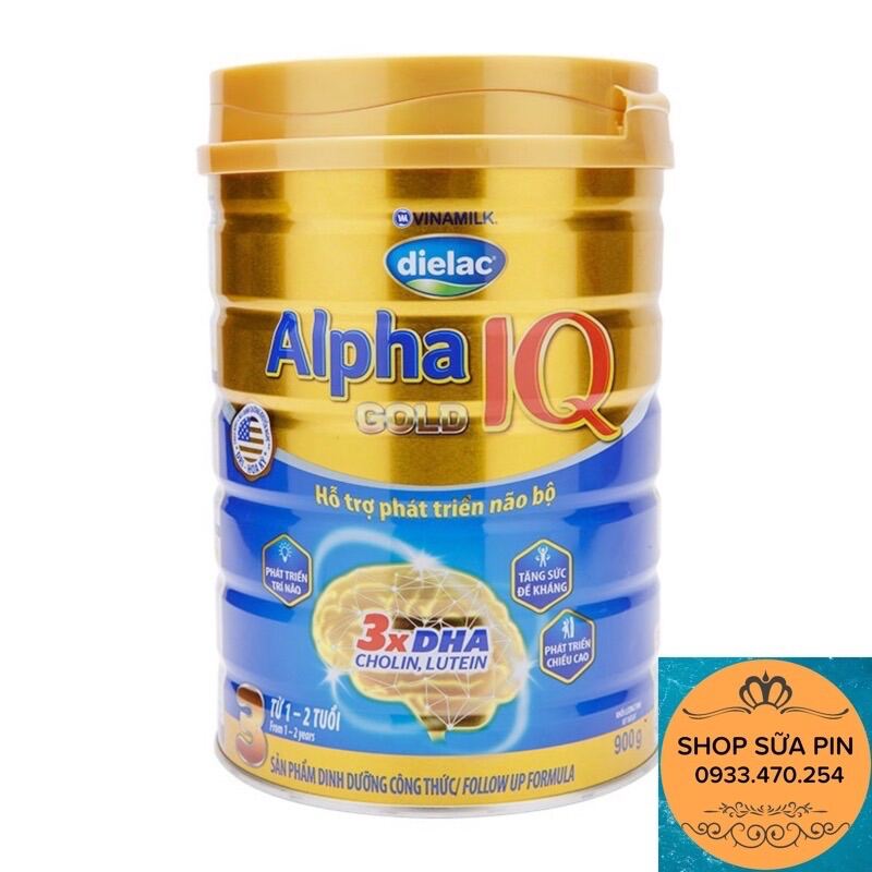 Sữa Bột Dielac Alpha Gold IQ 4 900G ( 2-6 Tuổi) - MixASale