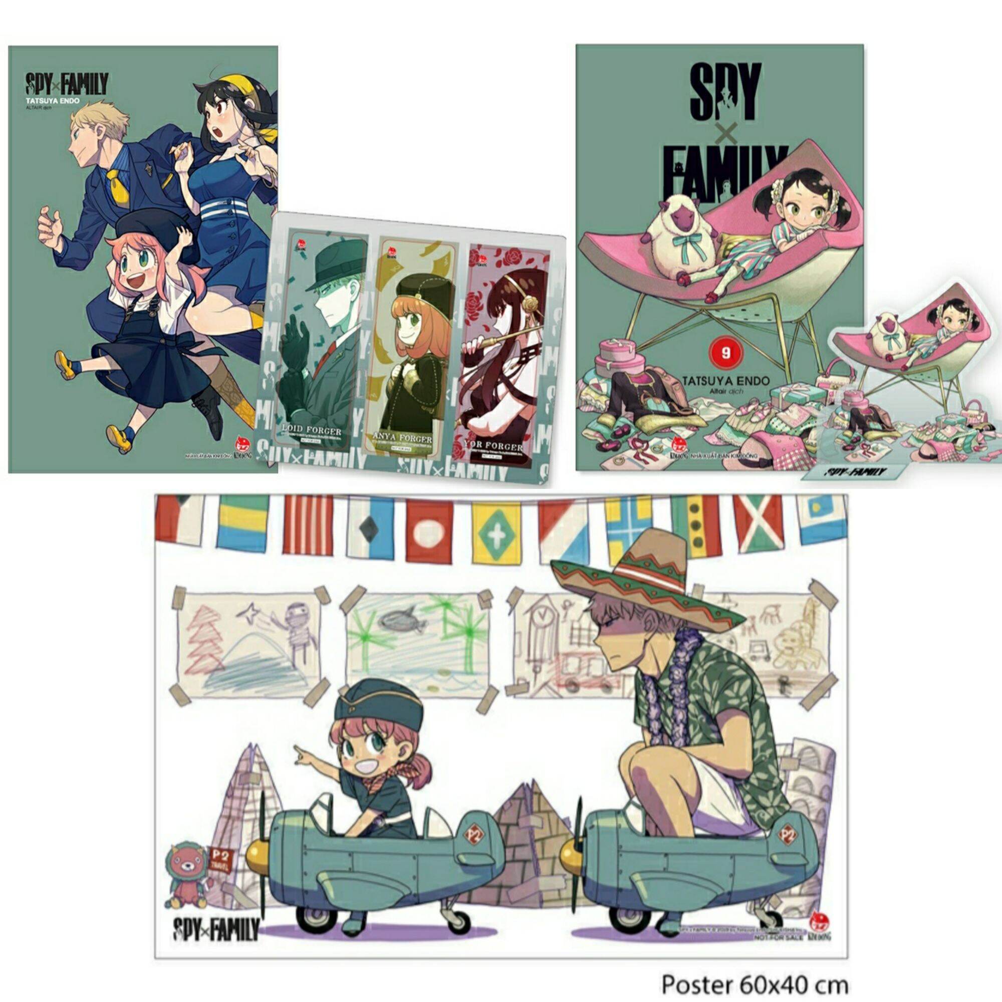 Combo Spy x Family Tập 9 - Bản Limited & Thường (Kèm Poster có ống) | Lazada.vn