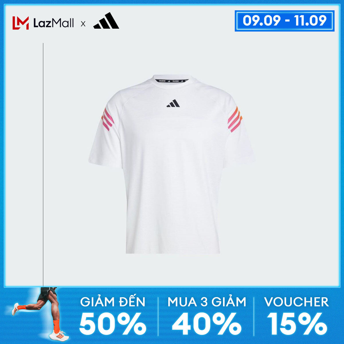 CHỈ 11.9 - VOUCHER 40 ĐƠN TỪ 2.5TR adidas Tập luyện Áo Thun Tập Luyện 3 ...