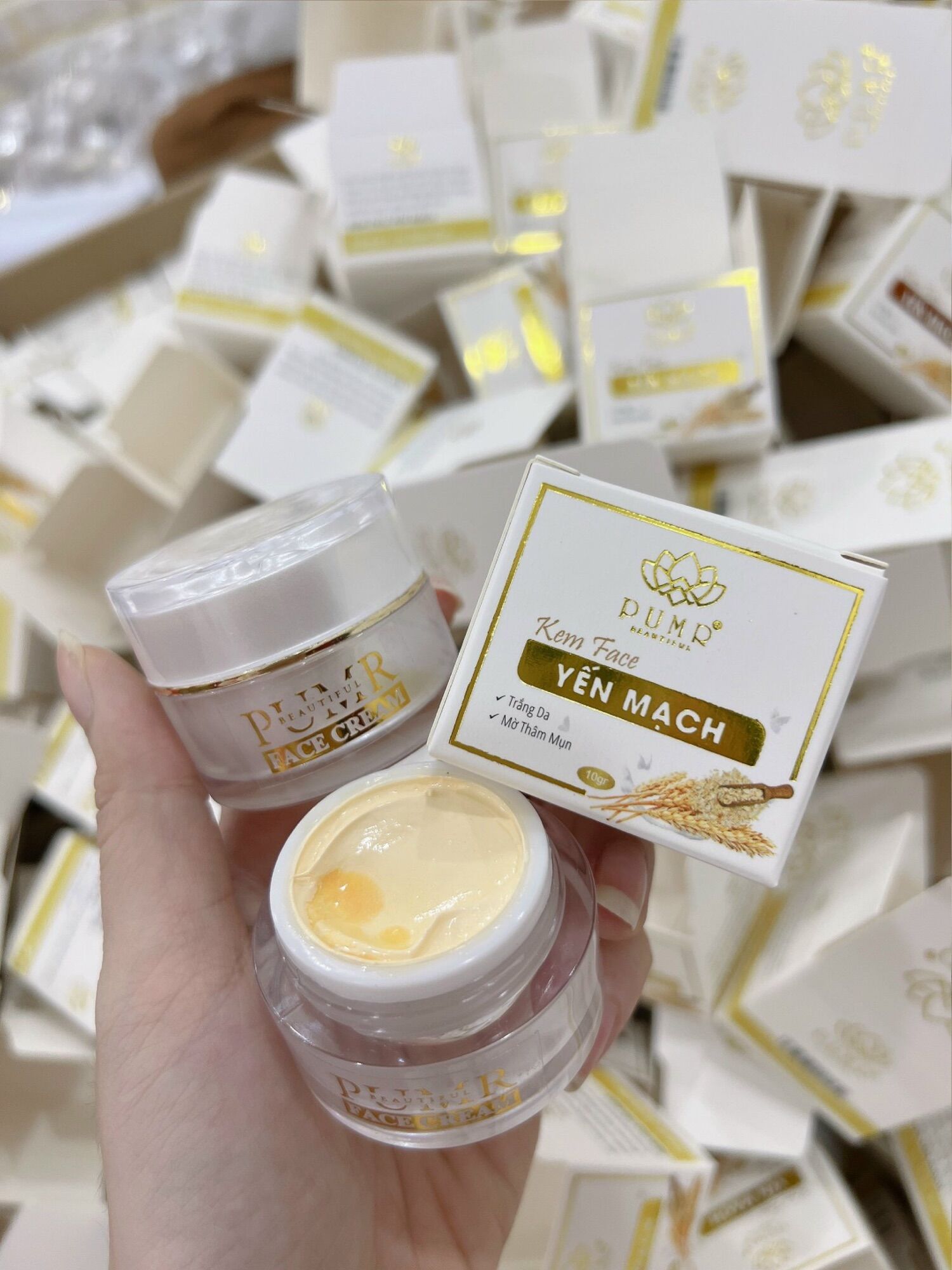 KEM FACE YẾN MẠCH TR.Ị THÂ.M, MỤ.N | Lazada.vn